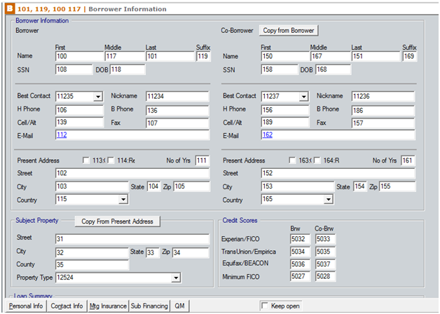 1131 Locating field IDs